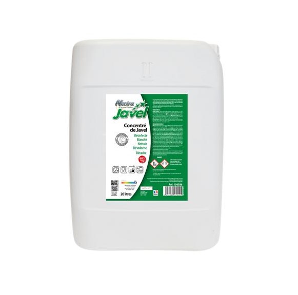 JAVEL Concentrée 36° - 9.6% Chlore Actif 20L - ADF Hygiène